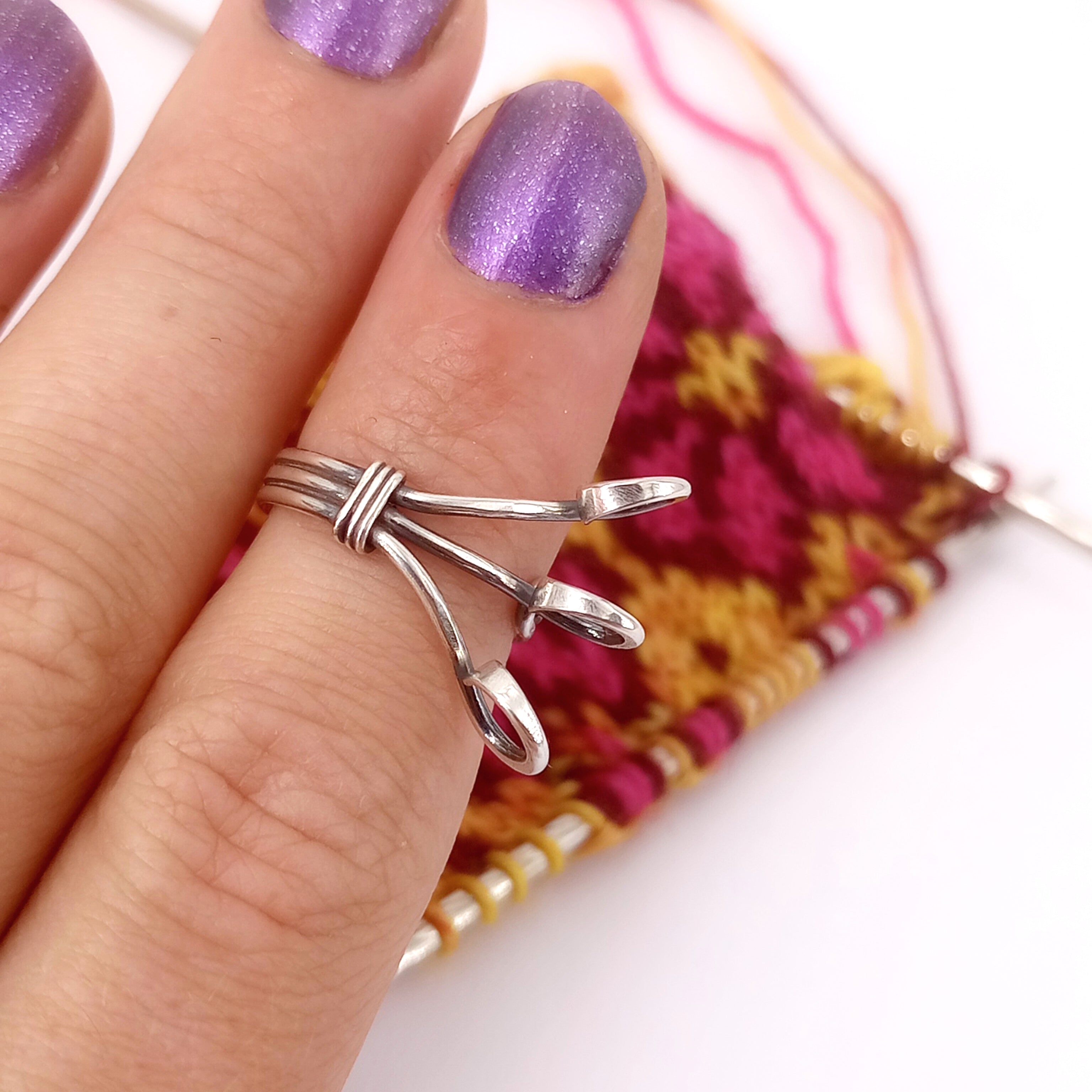 Yarn rings for knitting and crochet | Fizzy Stitches