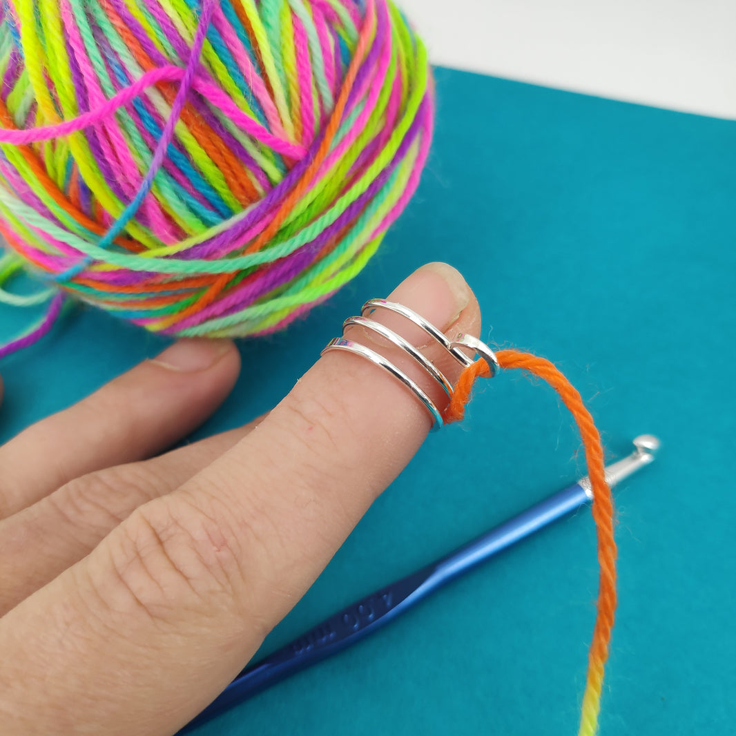 Yarn rings for knitting and crochet | Fizzy Stitches